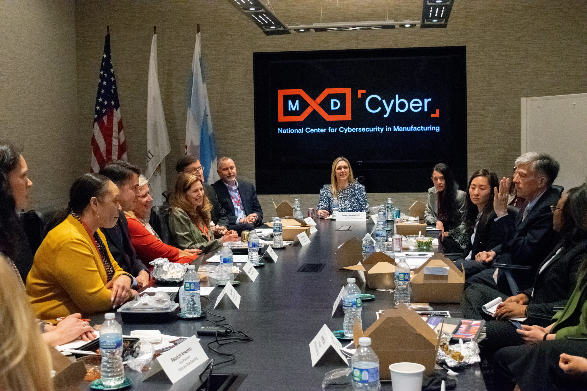 National Cyber Director Visits MxD for Tour and Strategic Roundtable ...